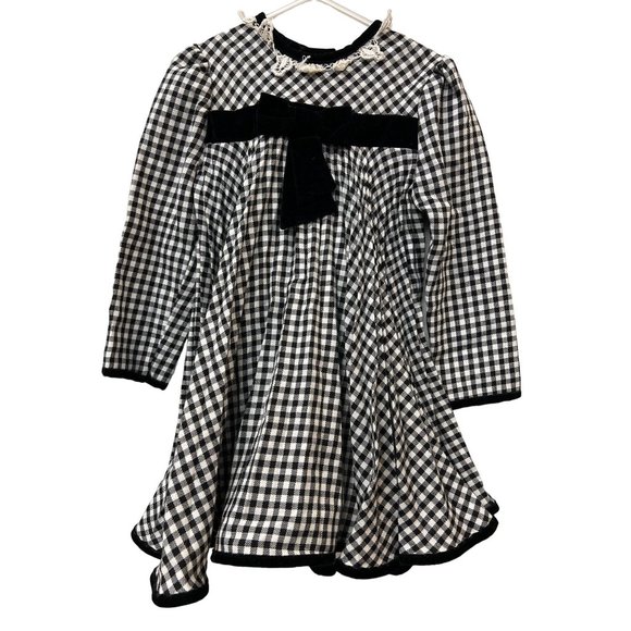 Bonnie Jean | Dresses | Vintage Bonnie Jean Black White Winter Girls ...
